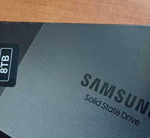 Новый SSD Samsung 870 QVO 8Tb SATA3 MZ-77q8t0bw
