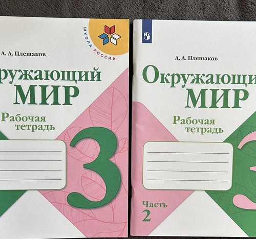 Рабочие тетради по окружающему миру 3 класс