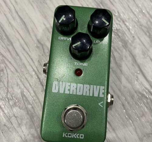 Гитарная педаль Overdrive   Compressor