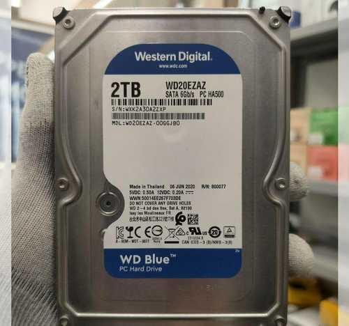 Жесткий диск WD Blue HDD 3.5 2TB