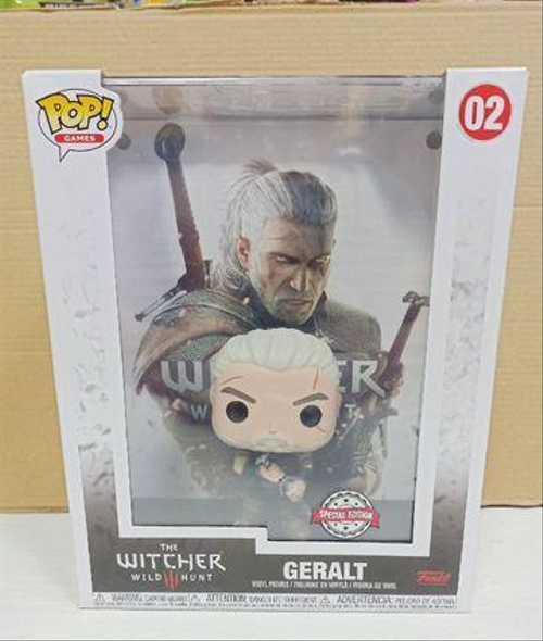 Фигурка Funko POP Game Cover Witcher 3 Geralt (Ex