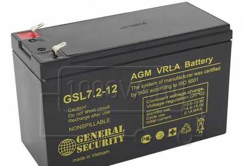 Аккумулятор General Security GSL 7,2-12