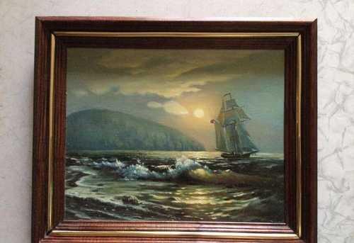 Картина маслом Морской пейзаж