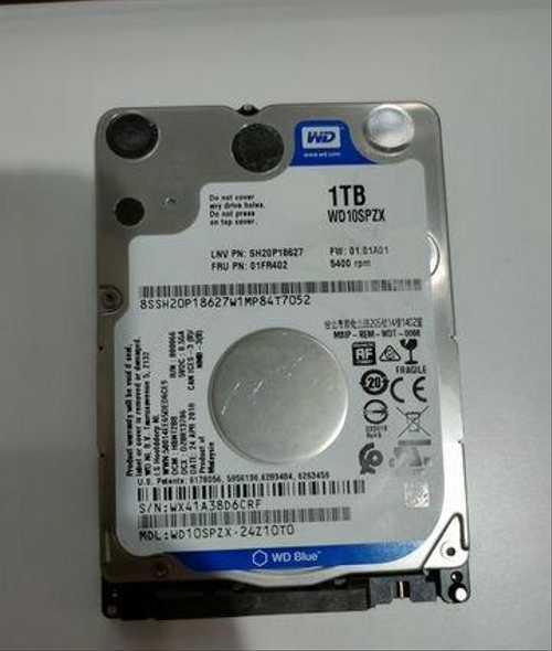 HDD 1TB, 2.5" Western Digital Blue