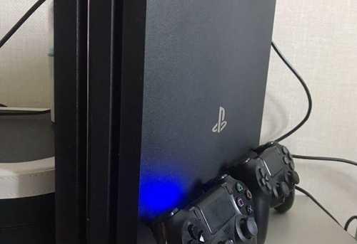 Sony playstation 4 PS4 pro 1tb 7208b 2 геймпада