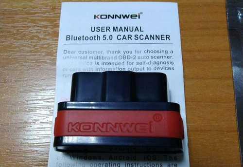 Автосканер elm327 obd 2 Konnwei KW903 BT5.0