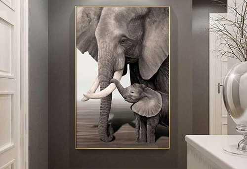 Популярны картины Слоны