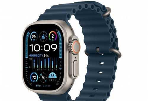 Apple Watch Series Ultra 2, 49mm, Ocean Band, Blue