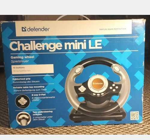 Игровой руль defender challenge mini LE