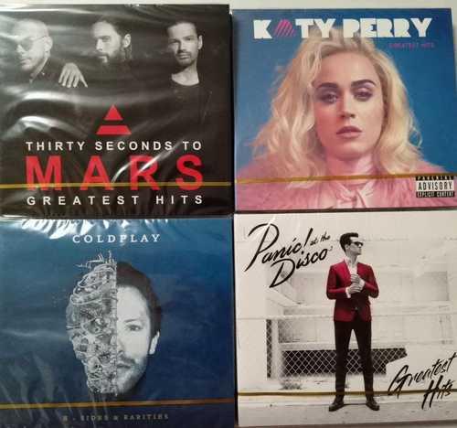 2CD. 30 Sec to mars.panic coldplay. katy perry