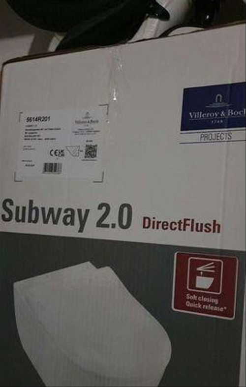Унитаз подвесной Villeroy & Boch Subway 2.0 5614R2
