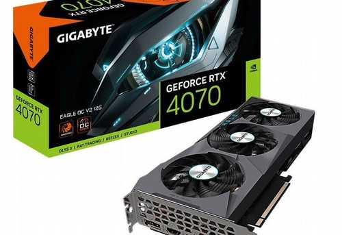 Новая Gigabyte RTX 4070 Eagle OC 12GB на гарантии