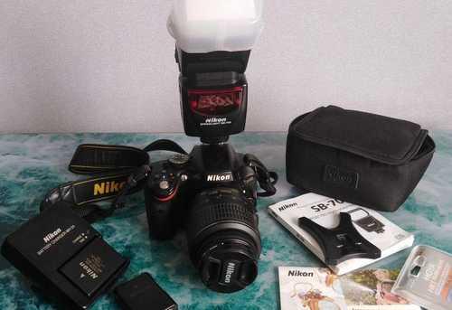 Комплект Nikon d5100 (kit) + вспышка nikon sb-700