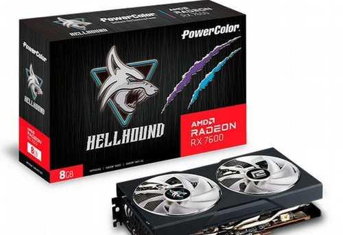 RX7600 Hellhound 8GB gddr6 128-bit DPx3 hdmi 2FAN