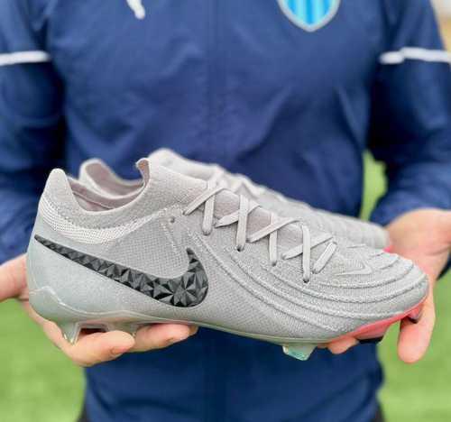 Детские бутсы Nike Phantom GX2 Grey