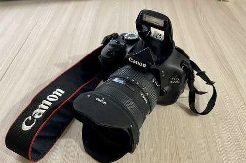 Фотоаппарат Canon 600d + широкоугольный объектив
