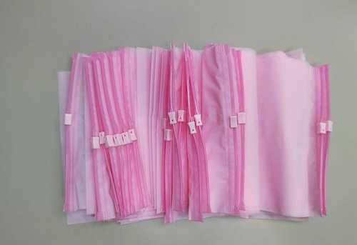 Пакеты зип розовые