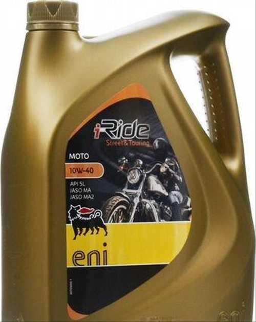 Моторное масло Eni i-Ride moto 10W-40 4 литра
