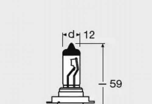 Osram 64210 Лампа H7 12V 55W PX26d original line к