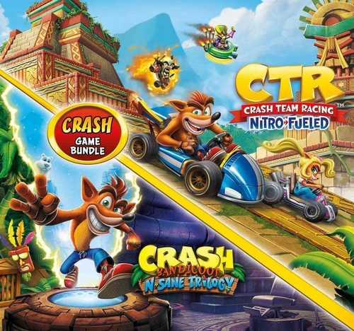 Игра N. Sane Trilogy   CTR Nitro-Fueled PS4 PS5