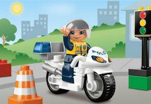 Lego Duplo 5679 Полицейский мотоцикл