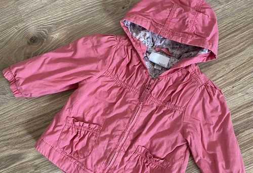 Куртка ветровка для девочки 9-12 мес (80 см)
