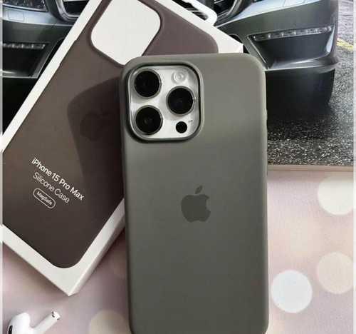 Чехол на iPhone 15 про макс силиконовый