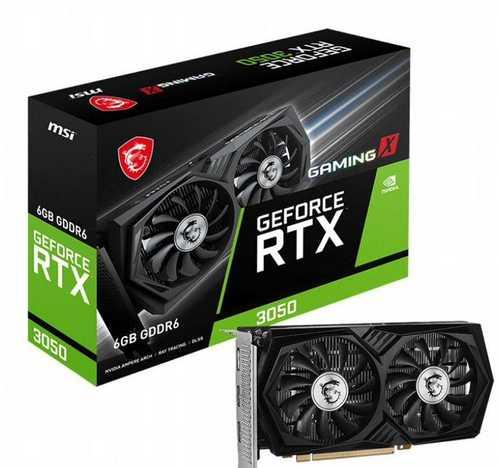 MSI GeForce RTX 3050 gaming X 6G 1507MHz PCI-E 4.0 6144MB 14000MHz 96bit 2xhdmi 1xDisplayPort