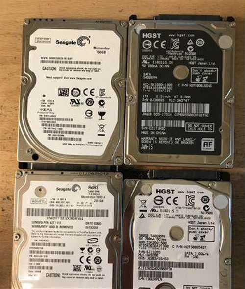 Жесткие диски Hdd 2,5 - hgst, Seagate