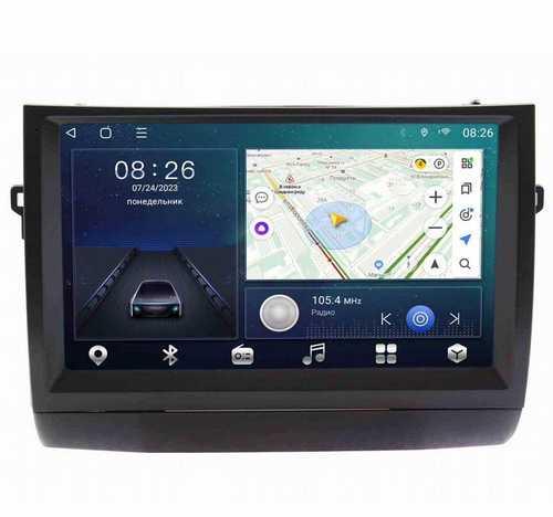 Магнитола Toyota Prius 03-11 Android 4 64 TS18A 9"