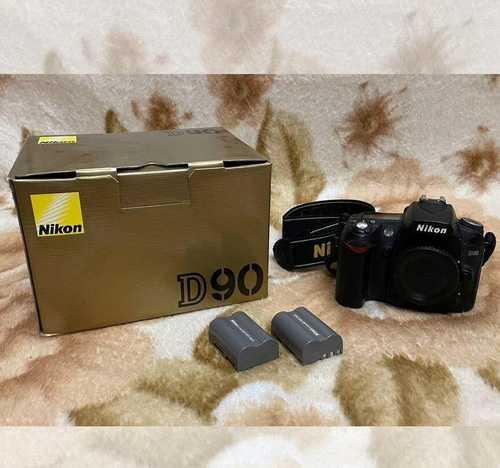 Зеркальный фотоаппарат Nikon d90 body. Состояние и