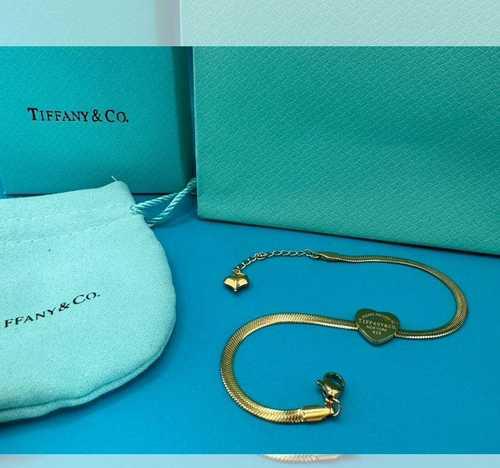 Золотой браслет tiffany