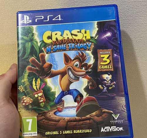 PS4. Crash Bandicoot N. Sane Trilogy