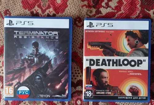 Terminator Resistance, Deathloop- диски PS5