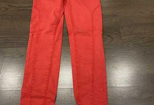 Джинсы красные Zara S/26