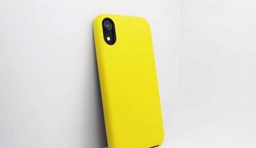 Leather Case на iPhone XR "Желтый"