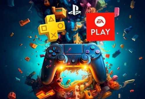 Plus deluxe EA play+45 игр(Подписка Игры) PS 4 И 5