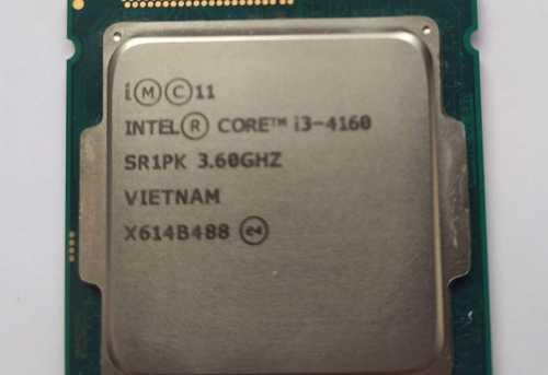 Процессор Intel Core i3-4160, 3.6GHz, LGA1150