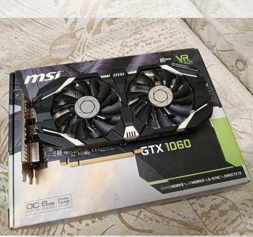 Видеокарта Msi GTX 1060 6Gb