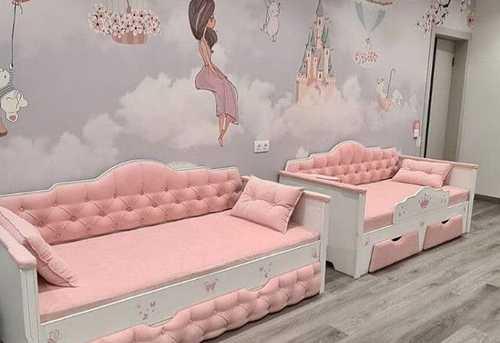 Детская кровать-диван Принцесса