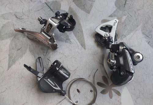 Переключатели Shimano Altus и Acera + шифтер Acera
