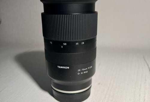 Объектив tamron 28-75mm f 2.8 sony