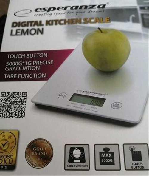 Весы esperanza EKS 002w digital kitchen scale lem