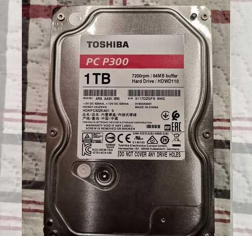 Hdd toshiba 1tb