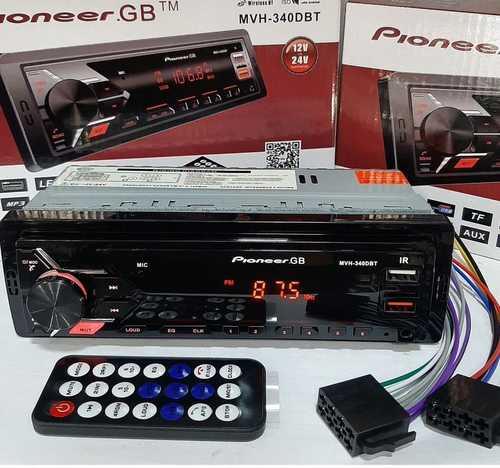 Магнитола Pioneer.GB 12-24v Bluetooth