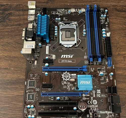 Комплект msi z97 pc mate, i7 4770, 16gb