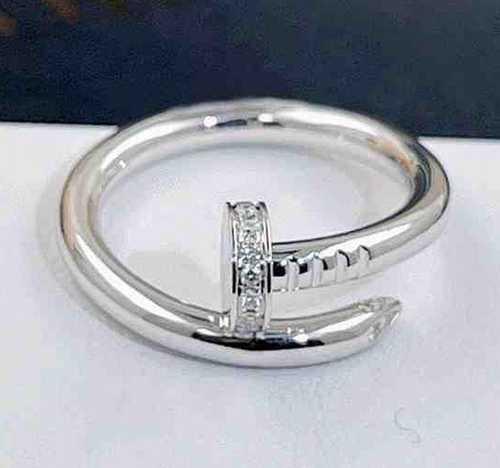 Кольцо Cartier Juste un Clou Белое золото 0,16ct