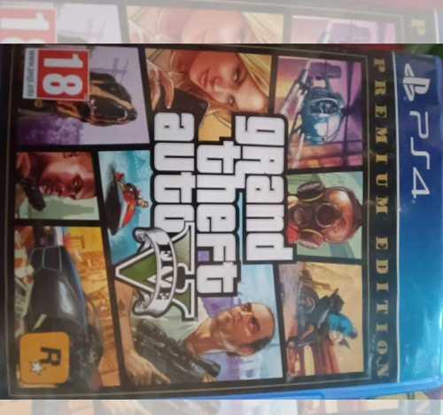 Диски для ps4 GTA 5 Premium Edition