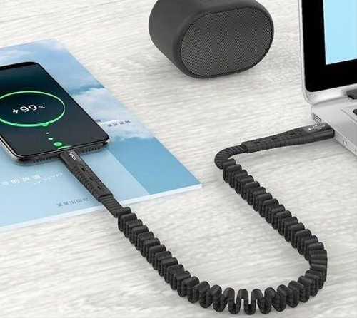 Кабель USB Type-C hoco U89 Safeness 2.4A 1.2м черн