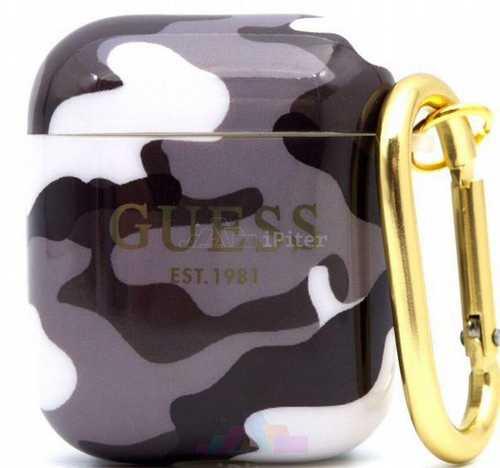 Чехол Guess Carabin для AirPods 1/2